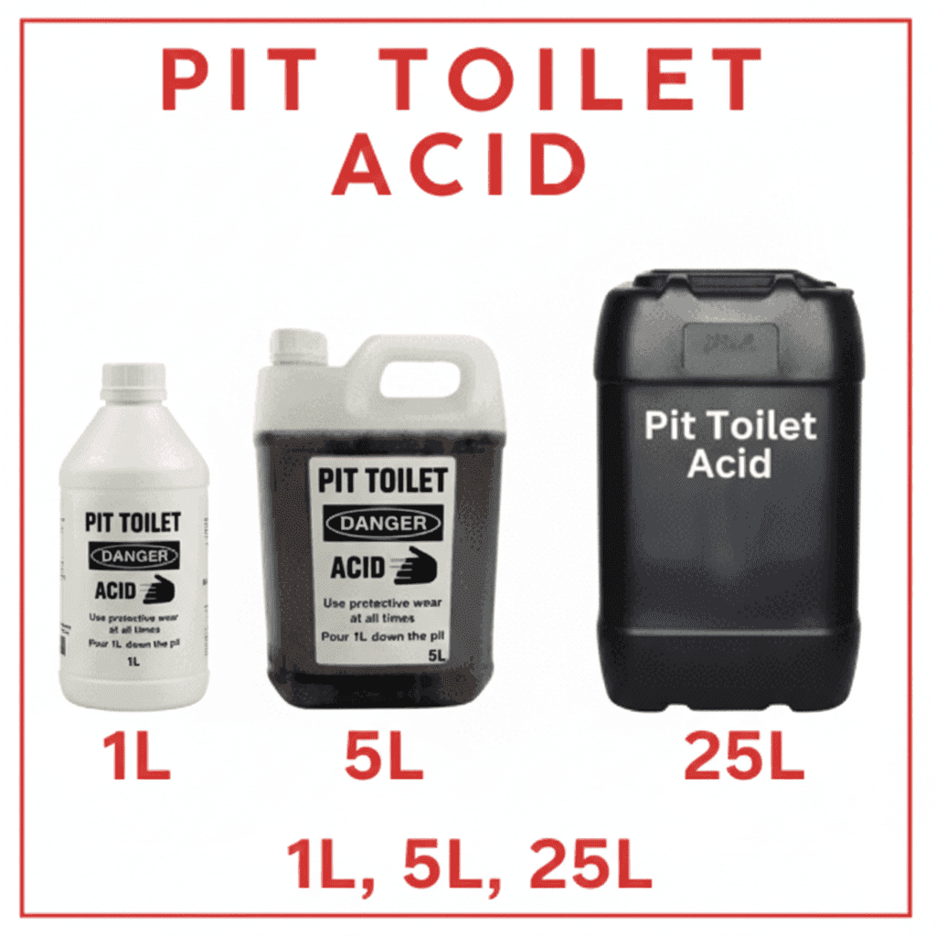 Pit Toilet Acid Shaun Products Pty Ltd